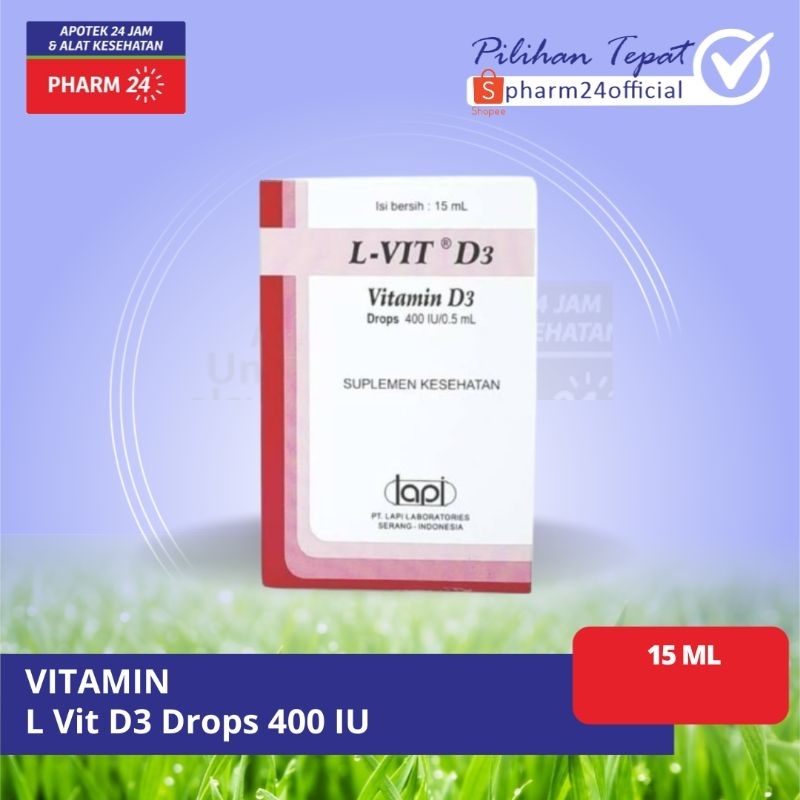 Jual L Vit D3 Drops Bayi Drops 15 ML | Shopee Indonesia