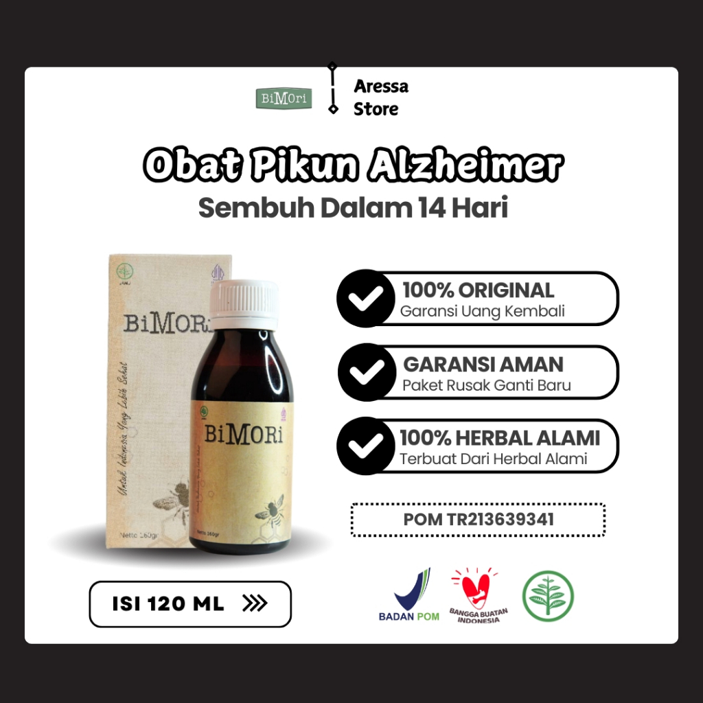 Jual Bimori Obat Pikun Alzheimer Dan Pelupa Untuk Lansia Herbal Vitamin ...