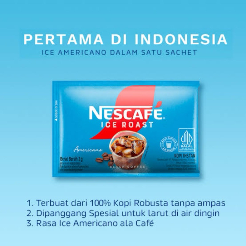 Jual NESCAFE ICE ROAST AMERICANO BARU - NESCAFE ICE ROAST - NESCAFE AMERICANO Ecer 1 Pcs ...