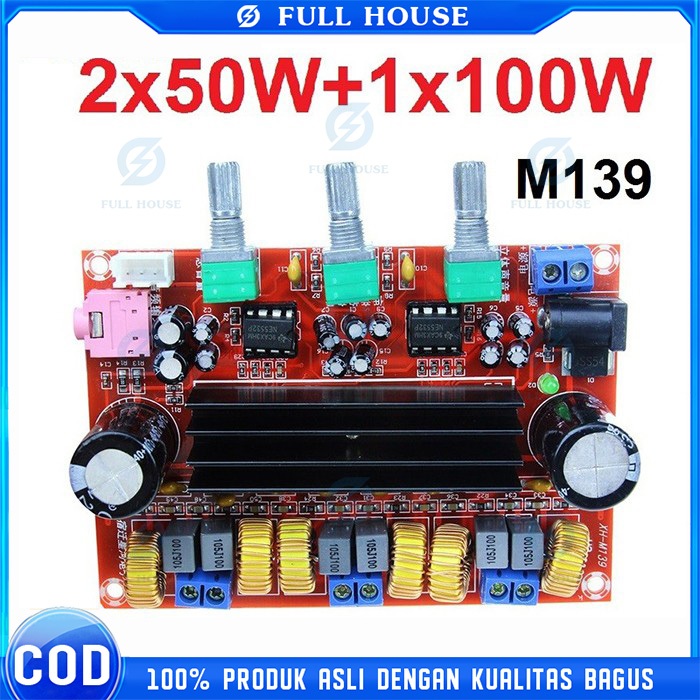 Jual TPA3116D2 2 x 120W Dual-channel Stereo High Power Digital Audio Power Amplifier Class D XH ...