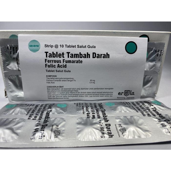 Jual Tablet Tambah Darah 1 STRIP ISI 10 TABLET - Mengatasi Anemia ...