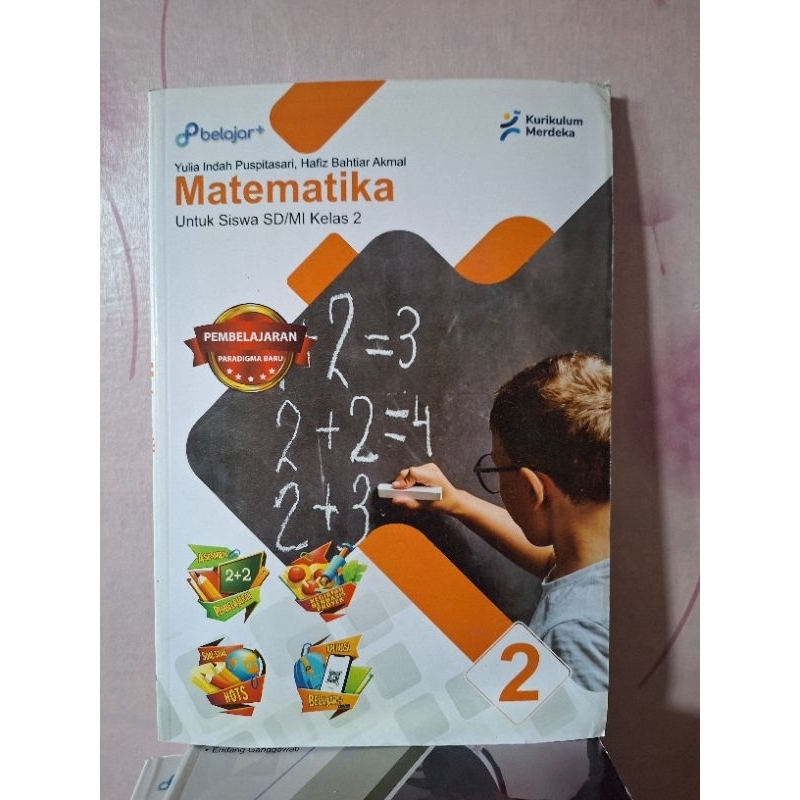 Jual buku matematika kelas 2 II sd mi merdeka belajar plus kurikulum ...
