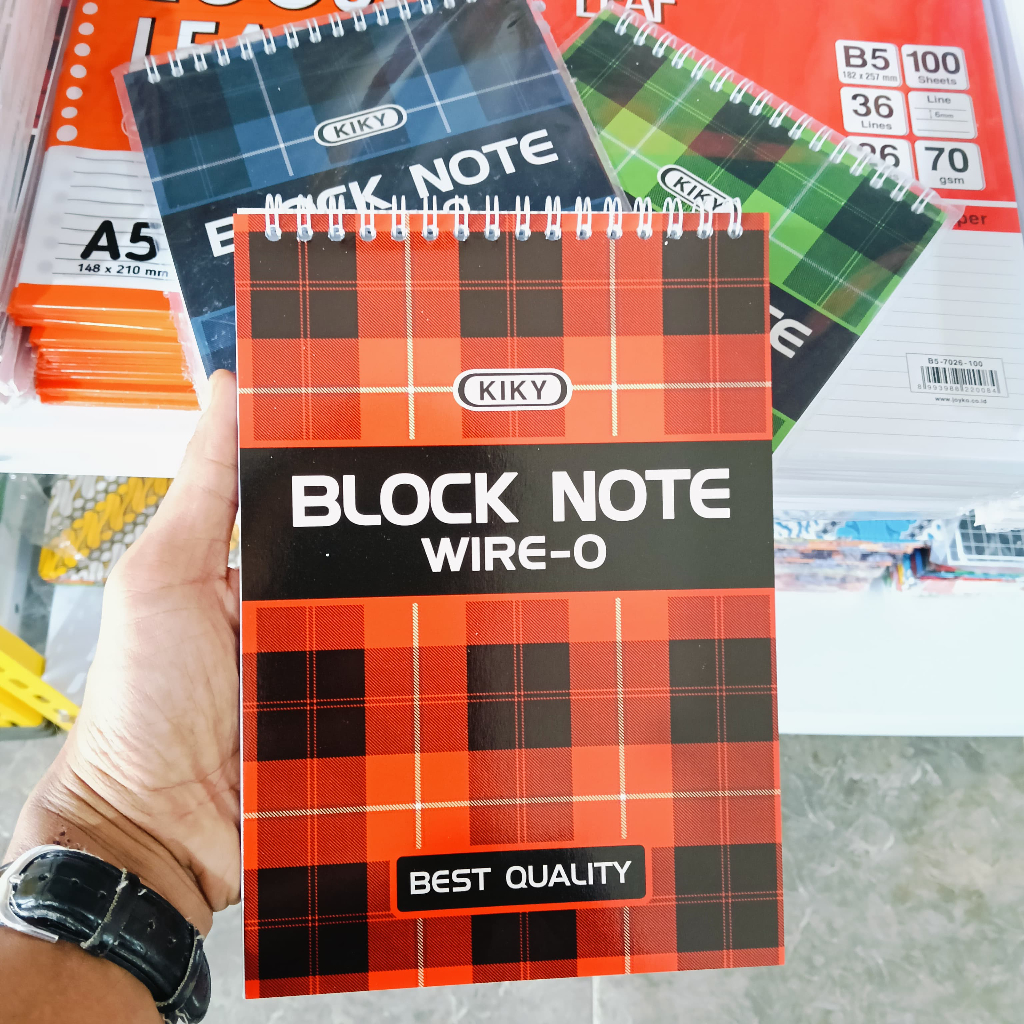 Jual BLOCK NOTE SPIRAL KIKY A5 50 LEMBAR | Shopee Indonesia