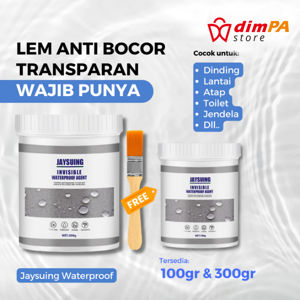 Jual Lem Transparan Jaysuing Cat Anti Bocor untuk Atap Rumah, Genteng ...