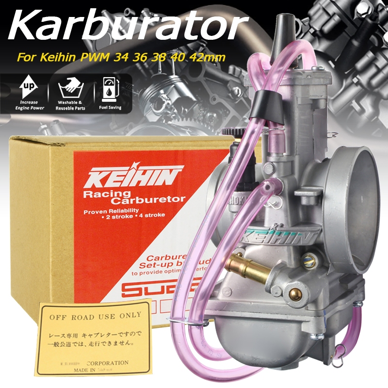 Jual Carburetor Karbu Karburator PWM 34 36 38 40 42mm Air Strike Universal Racing Carburetor ...