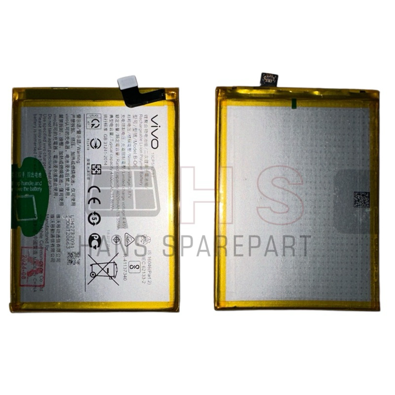 Jual B-O6 BATERAI VIVO V20 SE / V20SE - ORIGINAL BATTERY | Shopee Indonesia