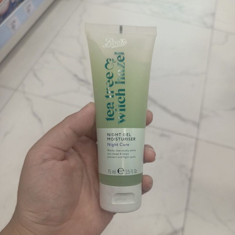 Jual Boots Tea Tree TeaTree & Witch Hazel Night Gel Moisturiser ...