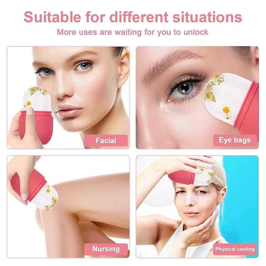 Jual viralkan 85 ICE FACIAL roller face mask alat pijat wajah es muka ...