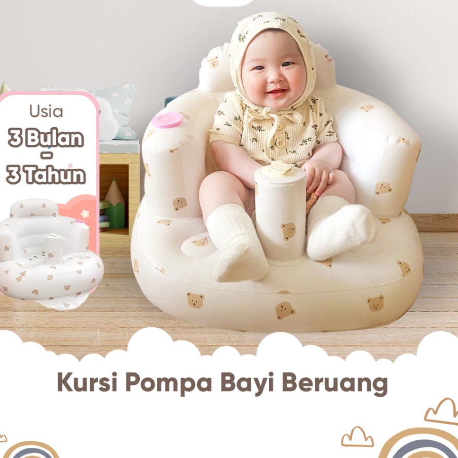 Jual [TOYSPALACE]Sofa Tiup Tempat Duduk Bayi Instant Seat Kursi ada ...