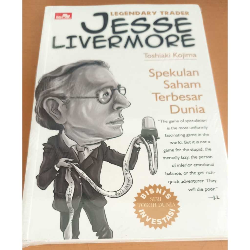 Jual An Illustrated Biography Jesse Livermore Spekulan Saham | Shopee ...