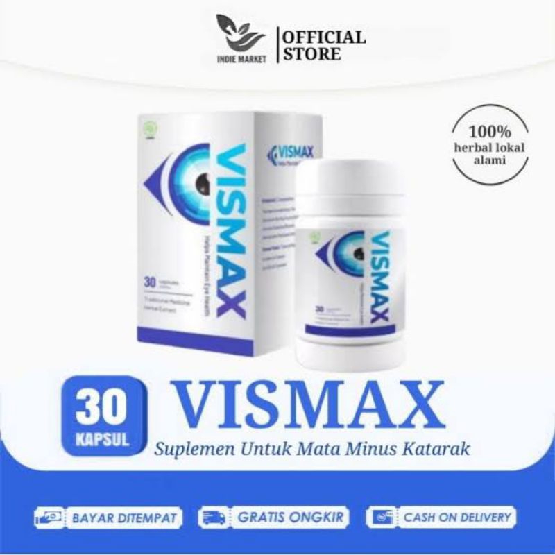 Jual VISMAX Original 30 Kapsul Obat Herbal Mata Minus Rabun Katarak ...
