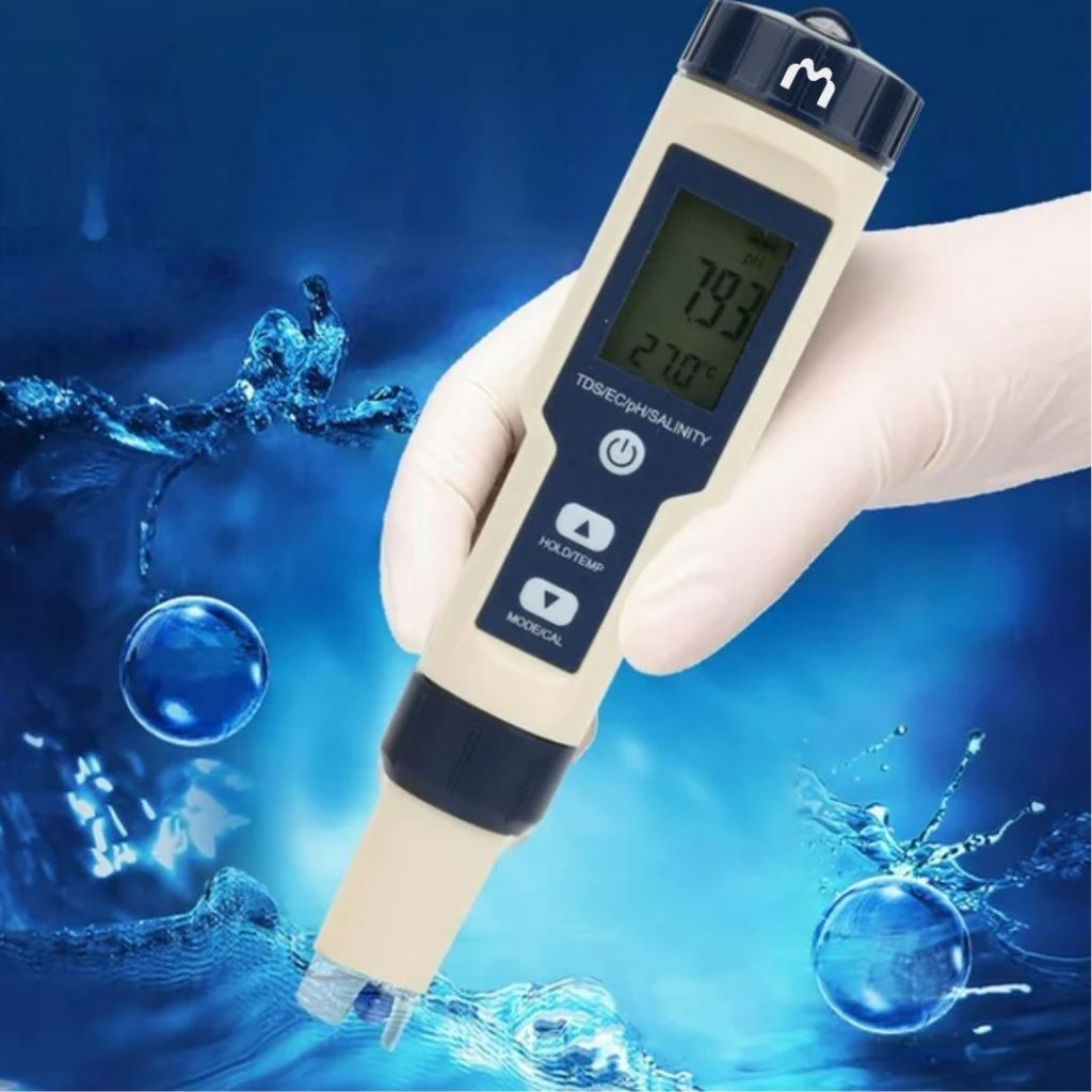 Jual Mediatech Water Quality Tester EZ-9909SP 5 in 1 pH - TDS - EC ...