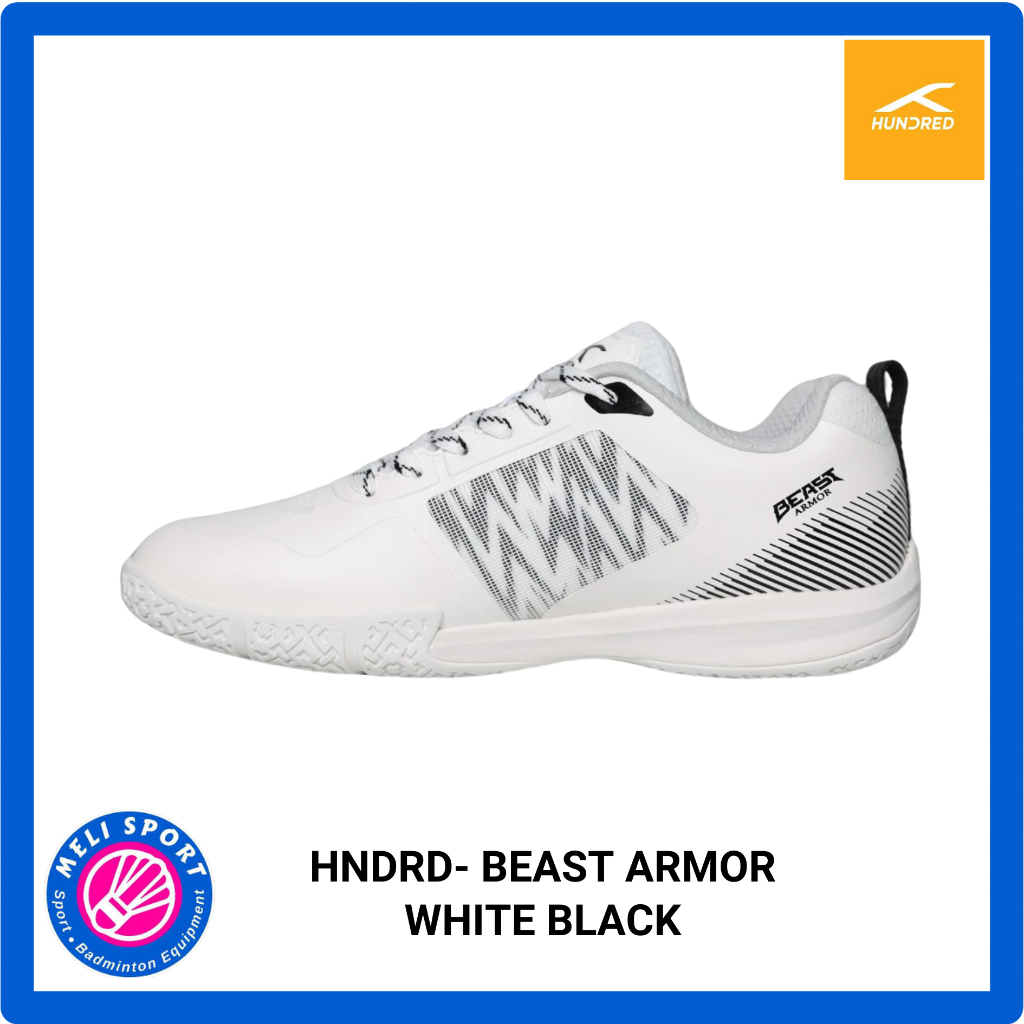 Jual Sepatu HNDRD Beast Armor White Black 100% Original / Sepatu ...