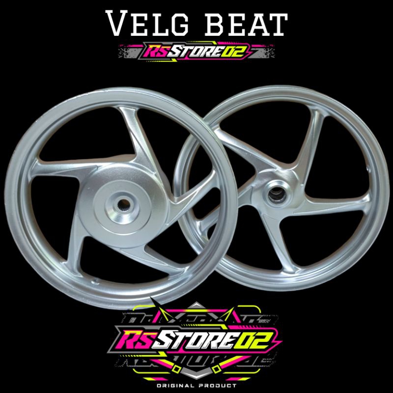 Jual Velg Racing Honda Beat Original Warna Silver Metalic pnp Scoopy ...