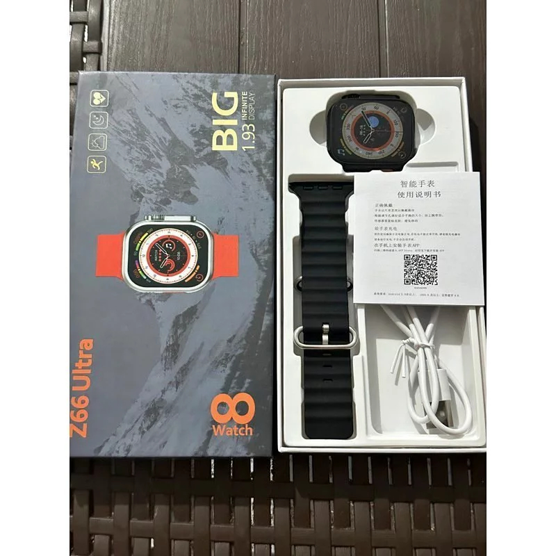 Jual Smartwatch Z66 ULTRA Series 8 ULTRA FullScreen 1.93 inch Box ...
