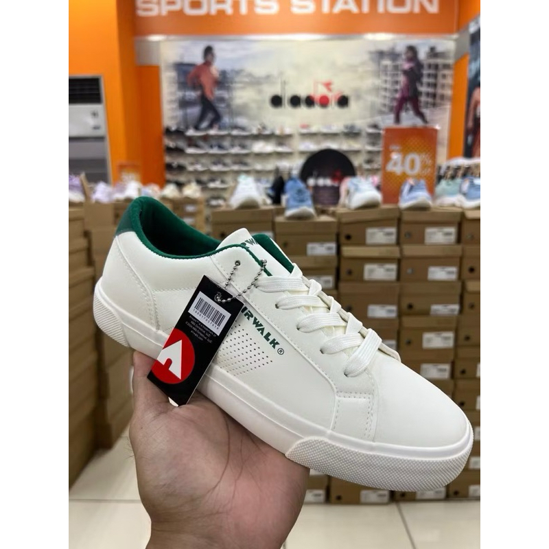 Jual Sepatu Pria Airwalk Boyle Off-White/Green Men Shoes Original ...