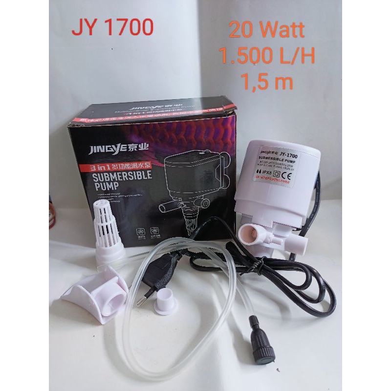 Jual Jing Ye JY 1700 pompa aquarium | Shopee Indonesia