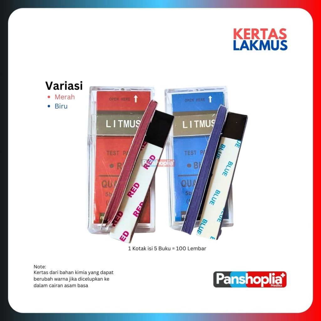 Jual KERTAS LAKMUS 1 KOTAK @5 STRIP / 100 LEMBAR l Litmus Ph Air Alat ...