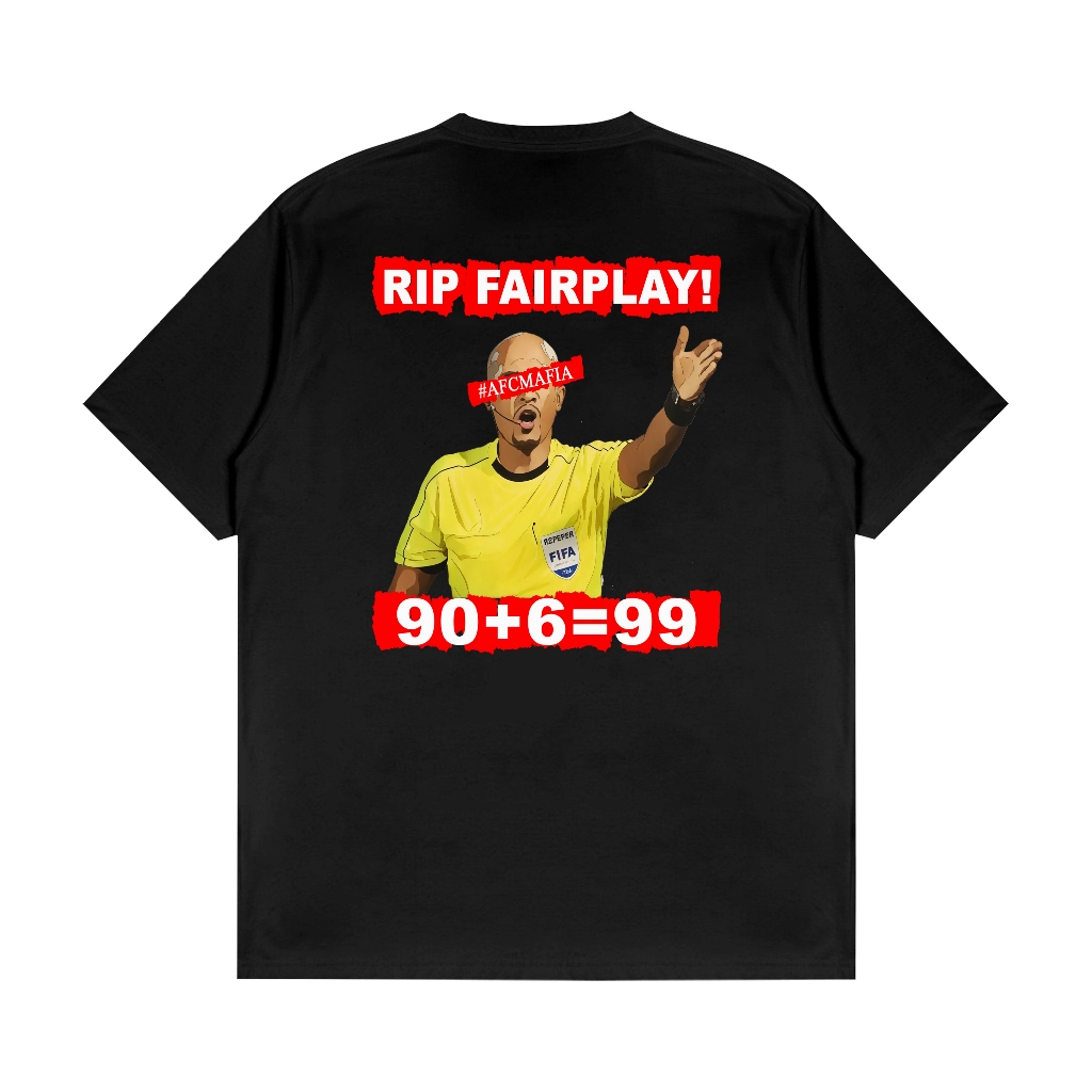 Jual Kaos Pendek Dewasa Wasit Bahrain / Kaos AFC Mafia Rip Fairplay ...