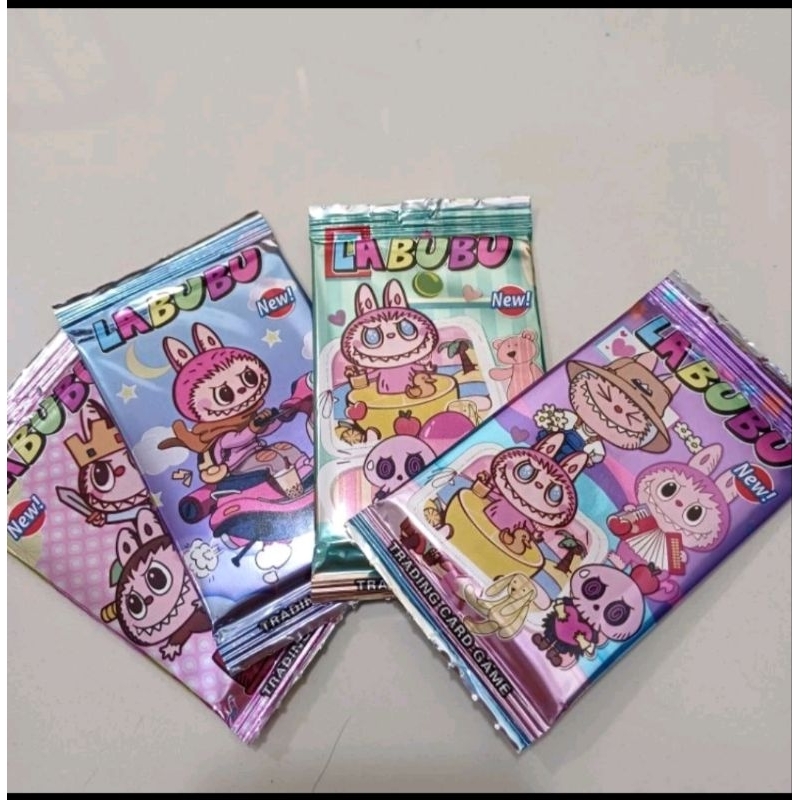 Jual Kartu Trading Card LABUBU isi 6 Lembar/SANRIO/POKEMON/DRAGON BALL ...