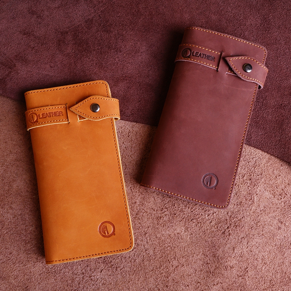 Jual KF00 CH - DOMPET LIPAT PANJANG PRIA WANITA BAHAN KULIT SAPI ASLI 6 ...