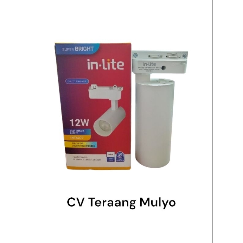 Jual In-Lite Led Track Light 12Watt 3 Colour 3 Warna Seri INTA277 Warna ...