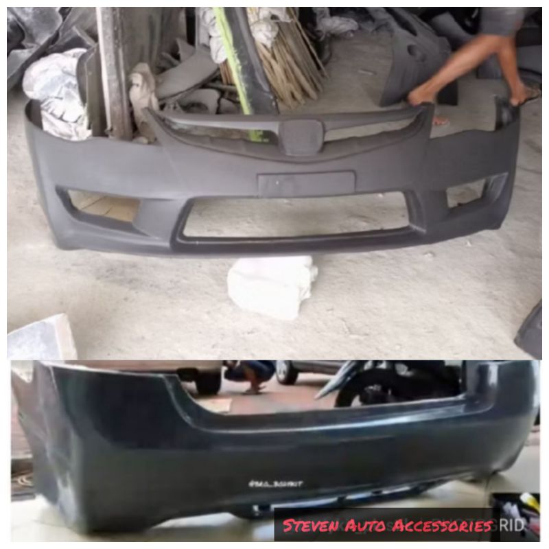 Jual Full Bumper Civic Fd Type R tahun 2006 2007 2008 2009 2010 2011 2012 fiber | Shopee Indonesia