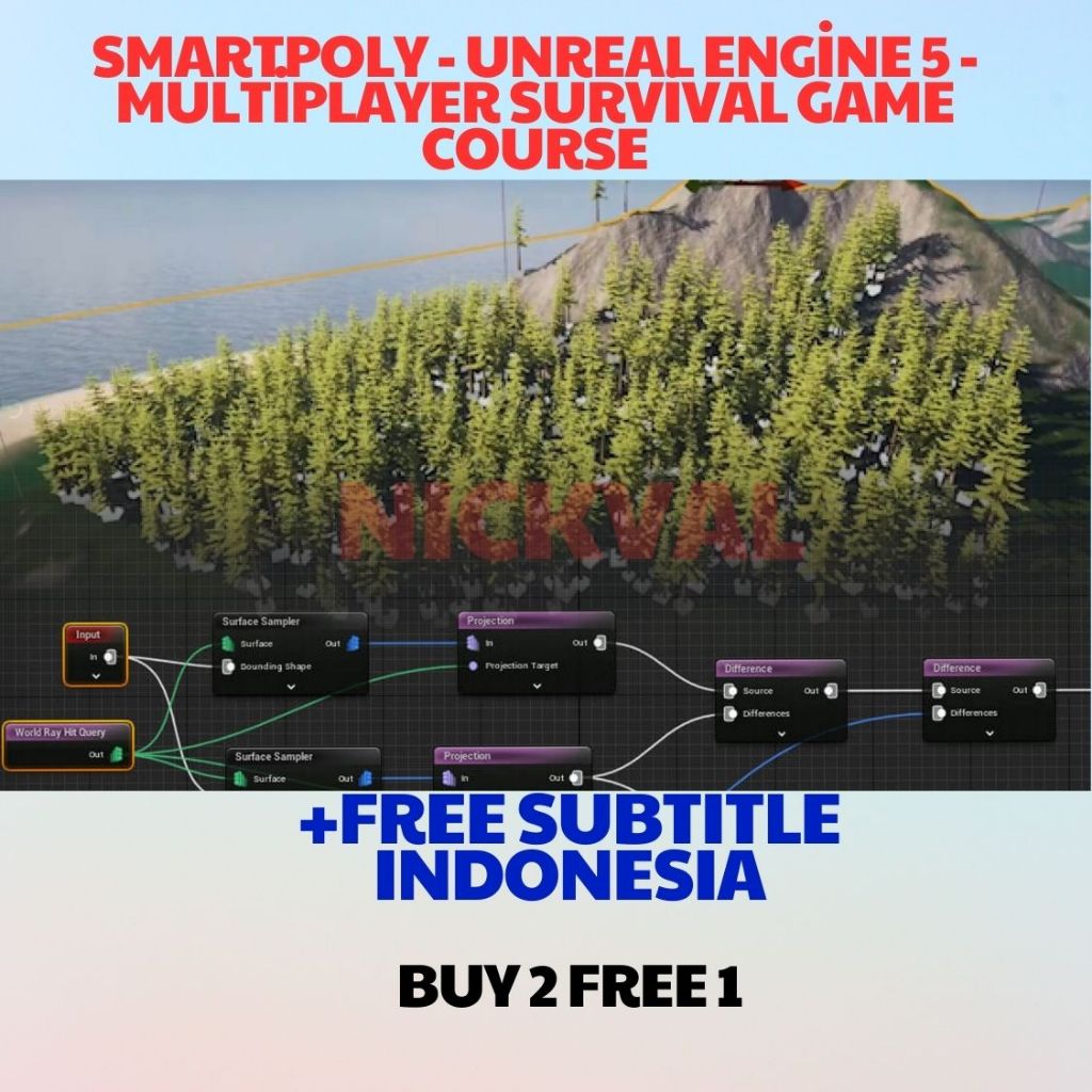 Jual Smartpoly - Unreal Engine 5 - Multiplayer Survival Game Course | Shopee Indonesia