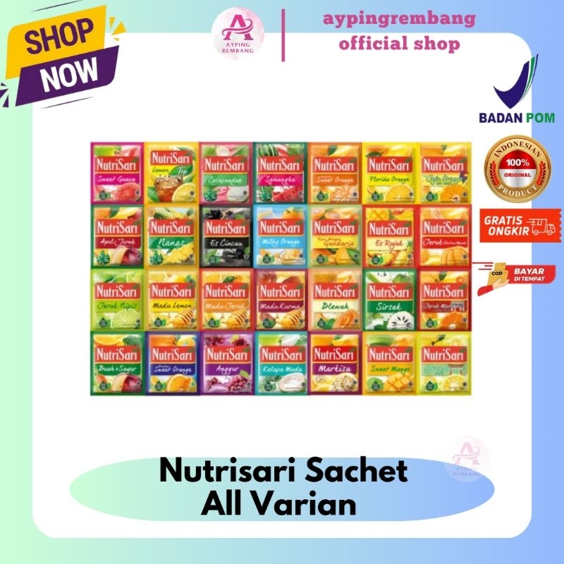 Jual Nutrisari Renceng Sachet All Varian (1 Renceng isi 10 Pcs ...