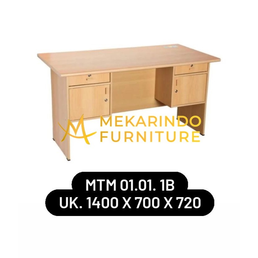 Jual Meja Tulis / Meja Kantor MTM 01 01 1B | Shopee Indonesia