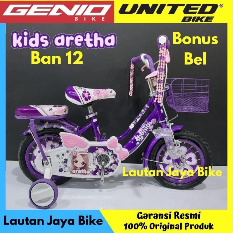 Jual Sepeda Mini Anak Perempuan 12 inch Genio Kids Aretha | Shopee ...