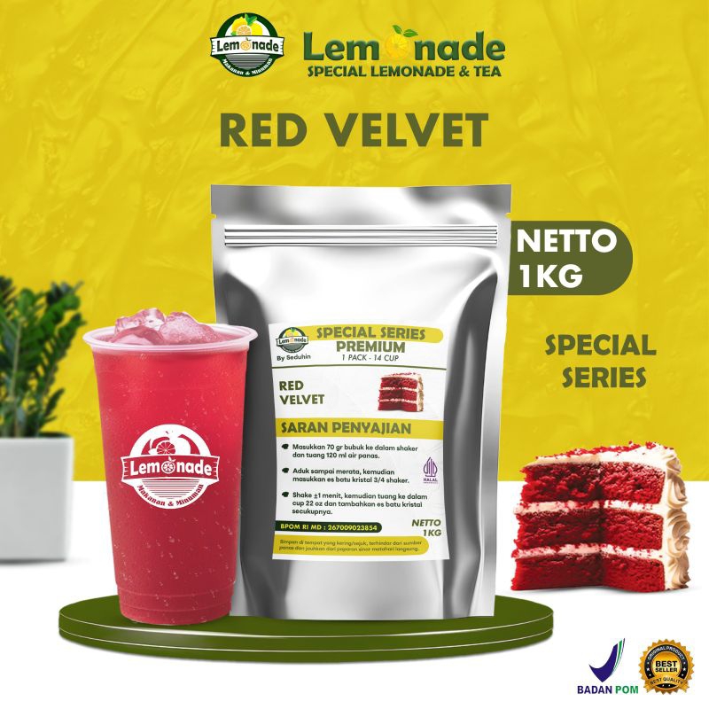 Jual MINUMAN Redvelvet 1KG / Lemonadeofficial | Shopee Indonesia