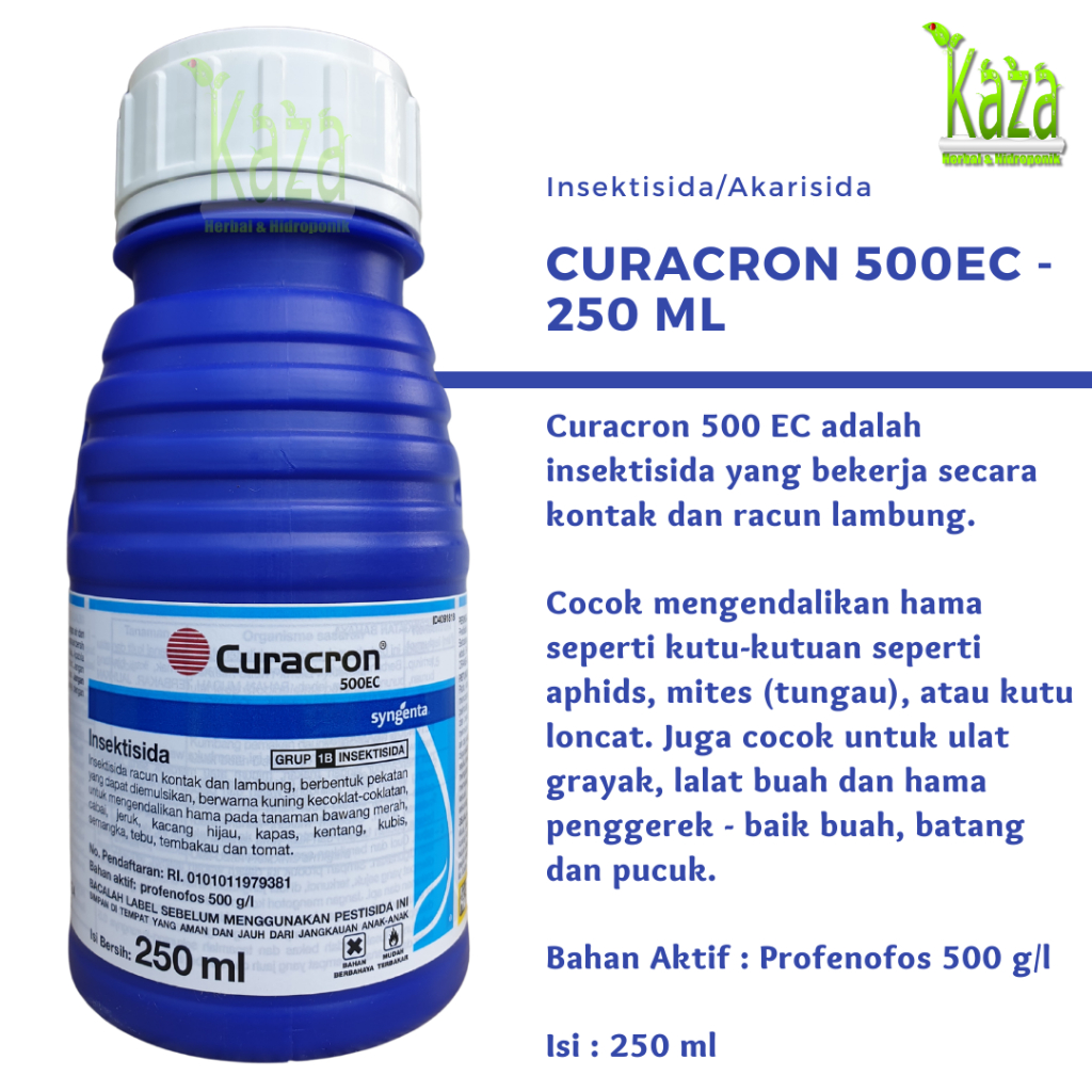 Jual Insektisida Akarisida Curacron 500EC 250 ml - Kutu Mites Penggerek ...