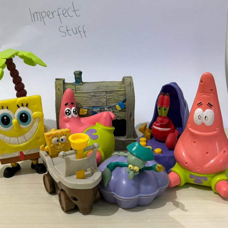 Jual Mainan Figure Spongebob / Spong bob Squarepants/MCD happy meal/KFC ...