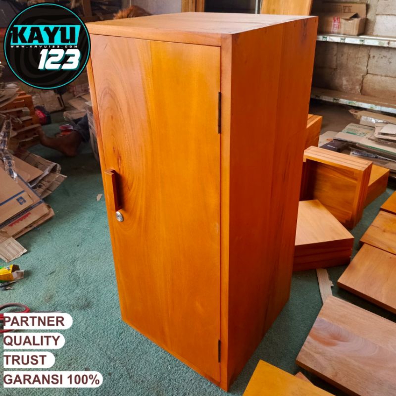 Jual Box Kayu 35x35x80 cm Box Storage Kotak Kayu Kursi Kayu Serbaguna ...