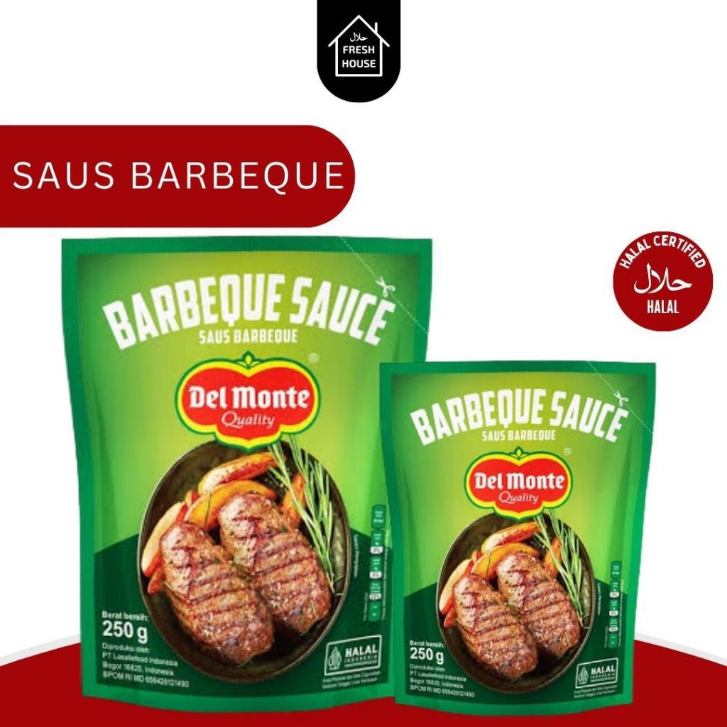 Jual DEL MONTE SAUS BARBEQUE 250GR / SAUS BBQ 250GR | Shopee Indonesia