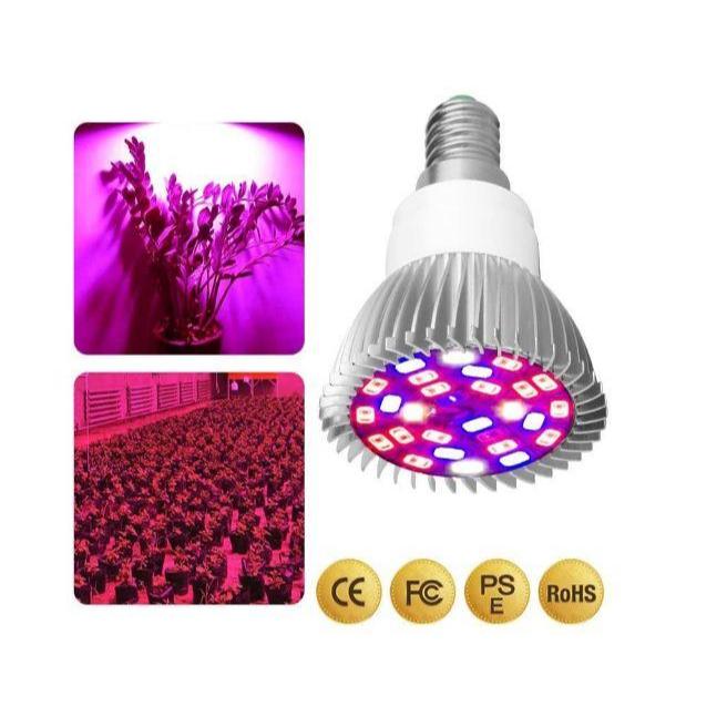 Jual Lampu Cahaya Tanaman Tumbuhan Hidroponik LED Grow Light E27 220V - 28 Watt | Shopee Indonesia