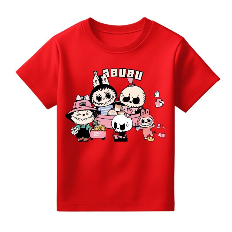 Jual Baju Kaos Karakter Labubu Anak Perempuan Dan Laki laki Keren 1 - 10 Tahun - Hypelane Kids ...