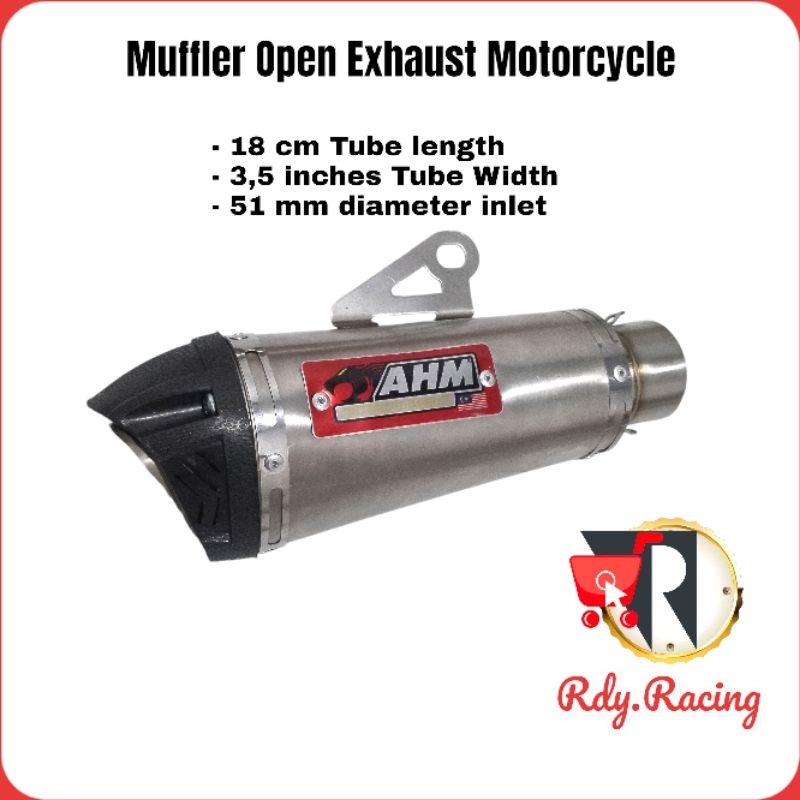 Jual AHM PRO MUFFLER EXHAUST MOTORCYCLE | Shopee Indonesia