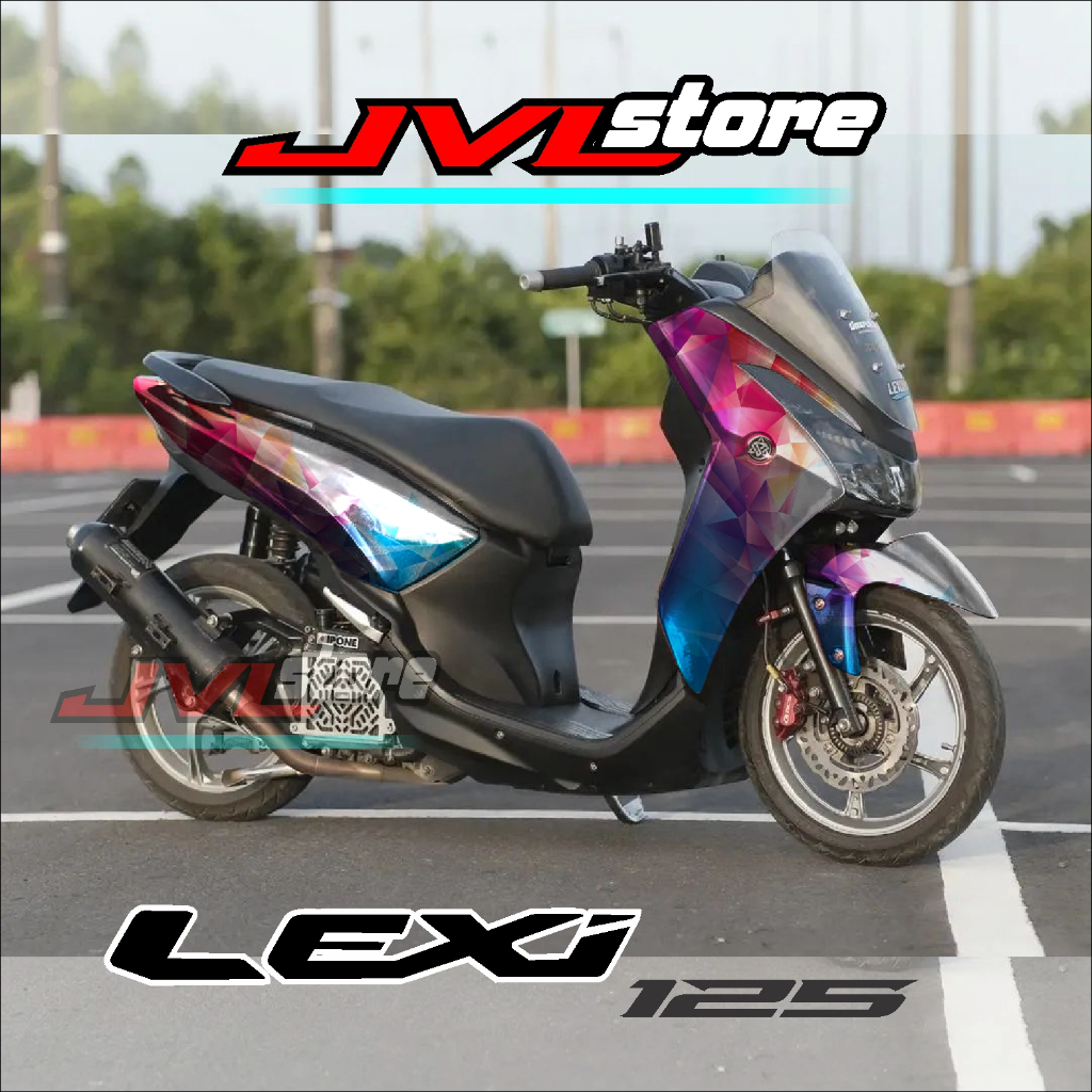 Jual D027 Decal Lexi 125 Grafis Full Body Sticker Lexi Full Wrapping ...