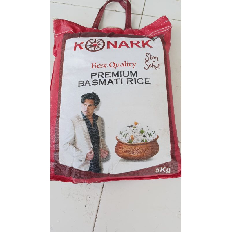 Jual Beras basmati 5 kg Konark | Shopee Indonesia