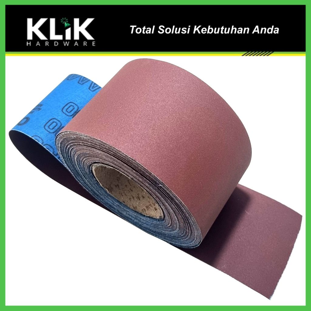 Jual AMPLAS ROLL Meteran 4 Inch Grit 60 80 100 120 150 180 240 400 ...