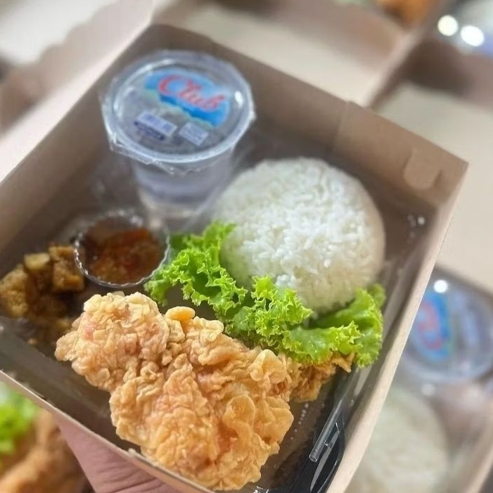 Jual Dapur Hemat - PROMO Nasi Box Lengkap Dengan Ayam Crispy Enak Nikmat Lezat Pas Untuk Acara ...