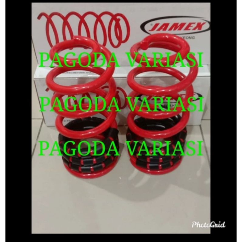 Jual per keong coil spring jamex progresif premium empuk all new Rush belakang 2pcs 2018-ON STD ...
