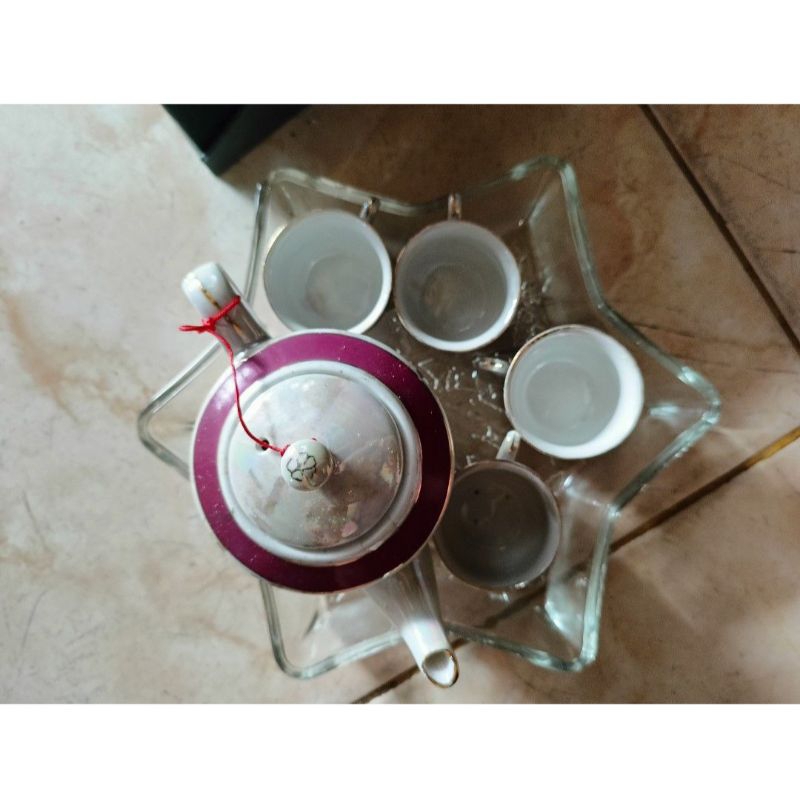 Jual teapai set gelas teko keramik | Shopee Indonesia
