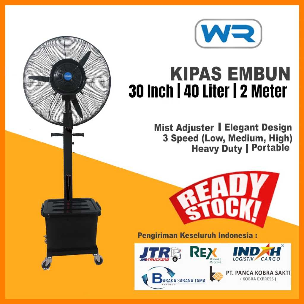 Jual Kipas Angin Embun Air Kabut 30 inch , 40 Liter , Tinggi 2 meter ...