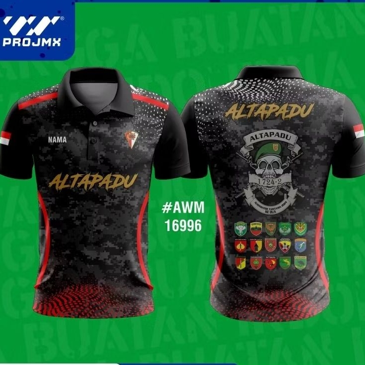 Jual PROJMX -KAOS JERSEY MILITER (BISA CUSTOM DESIGN) | Shopee Indonesia