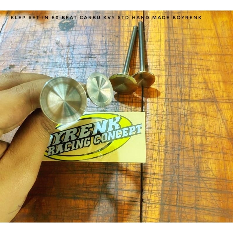 Jual KLEP SET IN EX BEAT CARBU KVY BEAT FI KZL STD HANDMADE BOYRENK ...