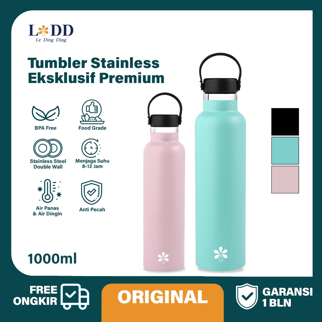 Jual Le Ding Ding-Tumbler Stainless Steel Tahan Panas Dingin 24 jam ...