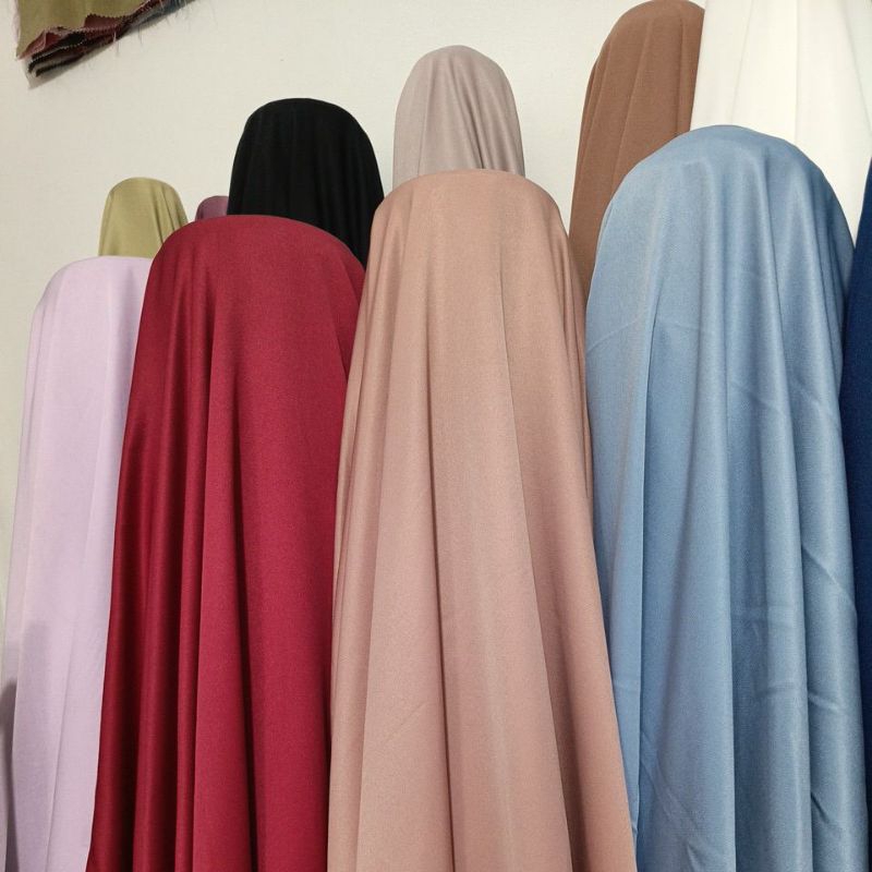 Jual Bahan-Kain Polosan Meteran Maxmara Luxury premium satin Per50cm/0 ...
